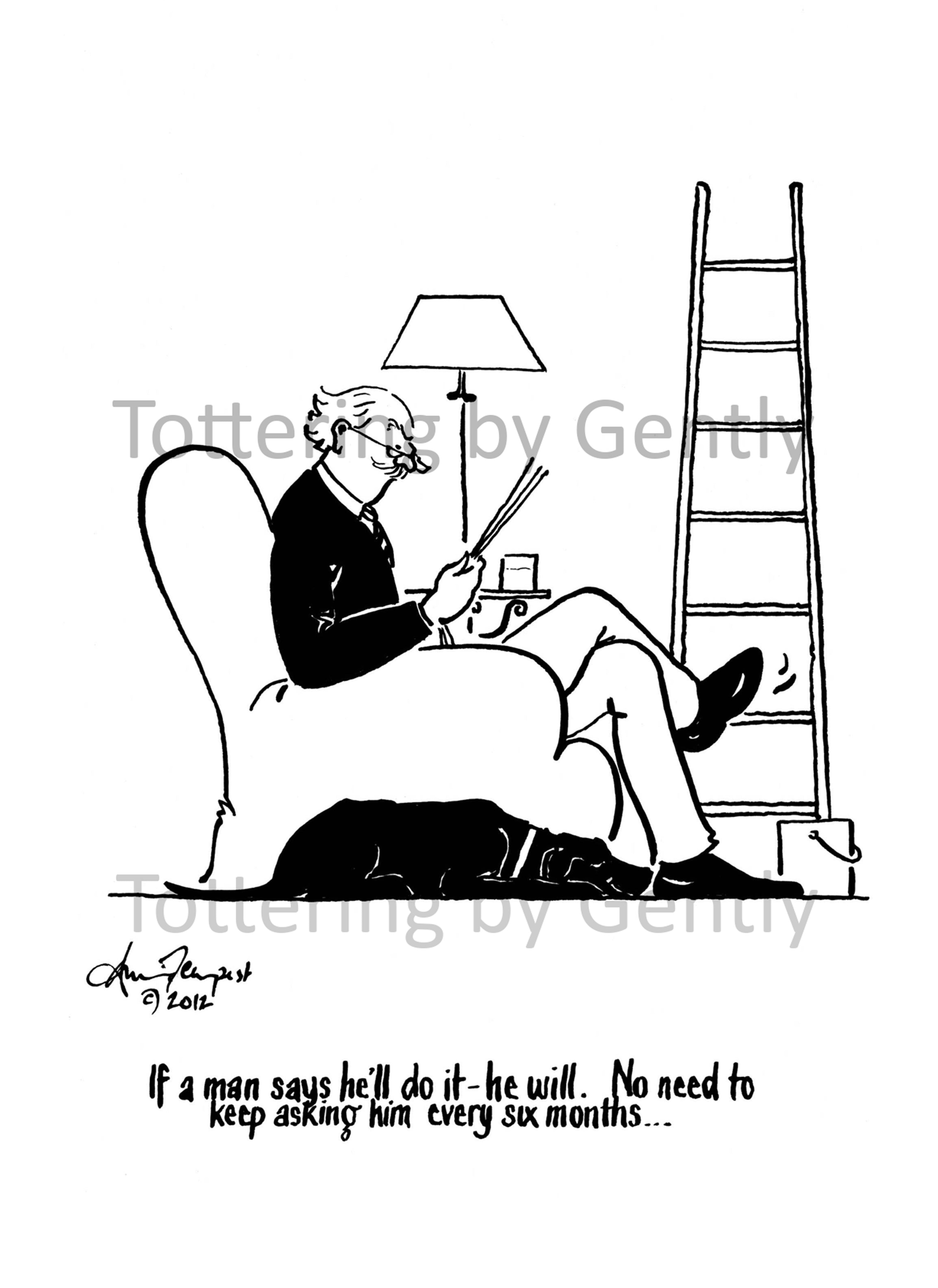 British humorous cartoons - prints and originals – Tottering-by-Gently